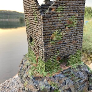 Medieval Castle Diorama - Abandoned Castle Diorama and Model - Etsy