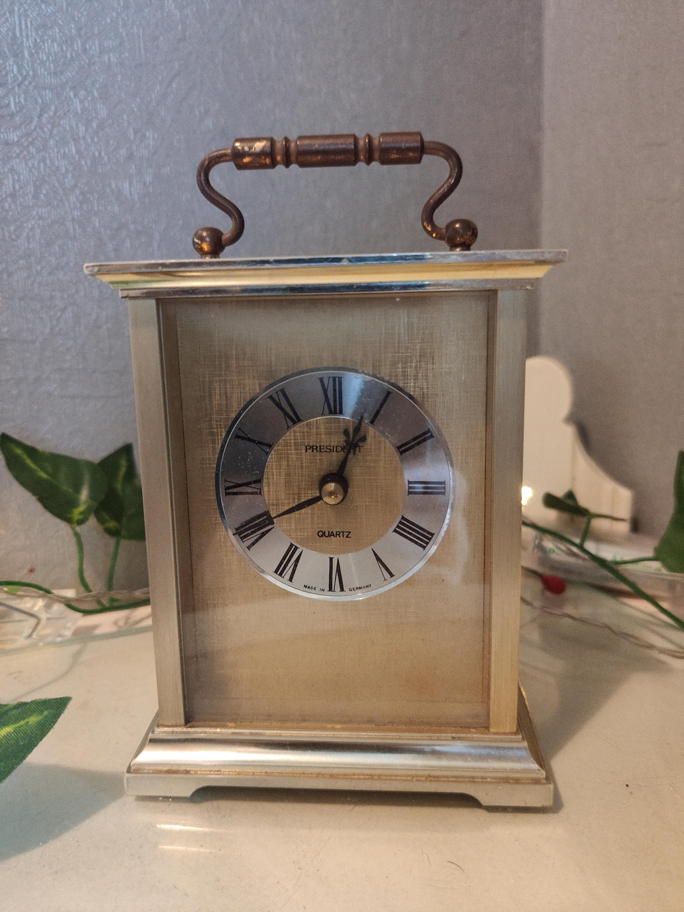 President Kienzle Quartz Vintage Clock Freestanding Mantle/table Top - Etsy