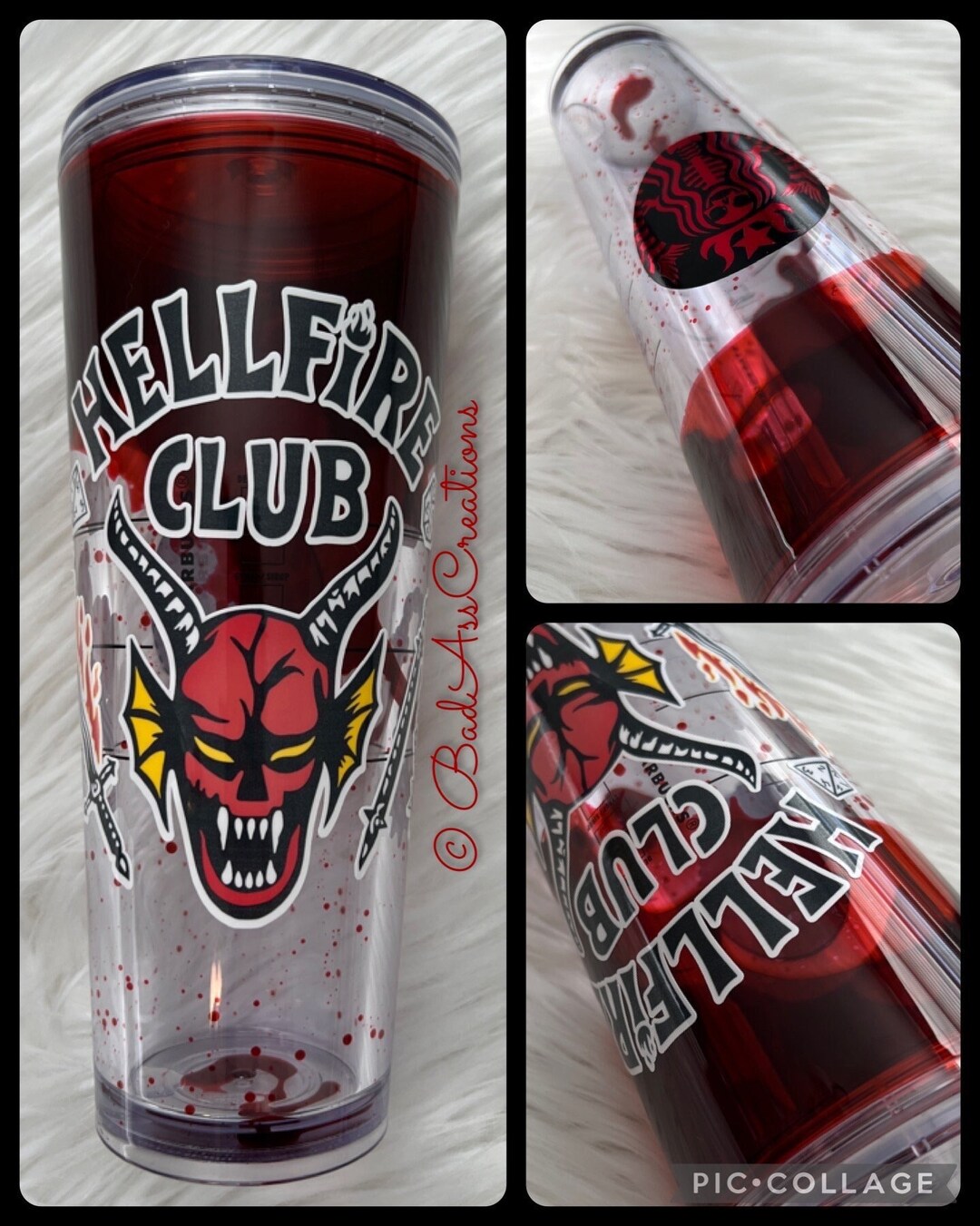 Hell Fire Drip Tumbler - Etsy