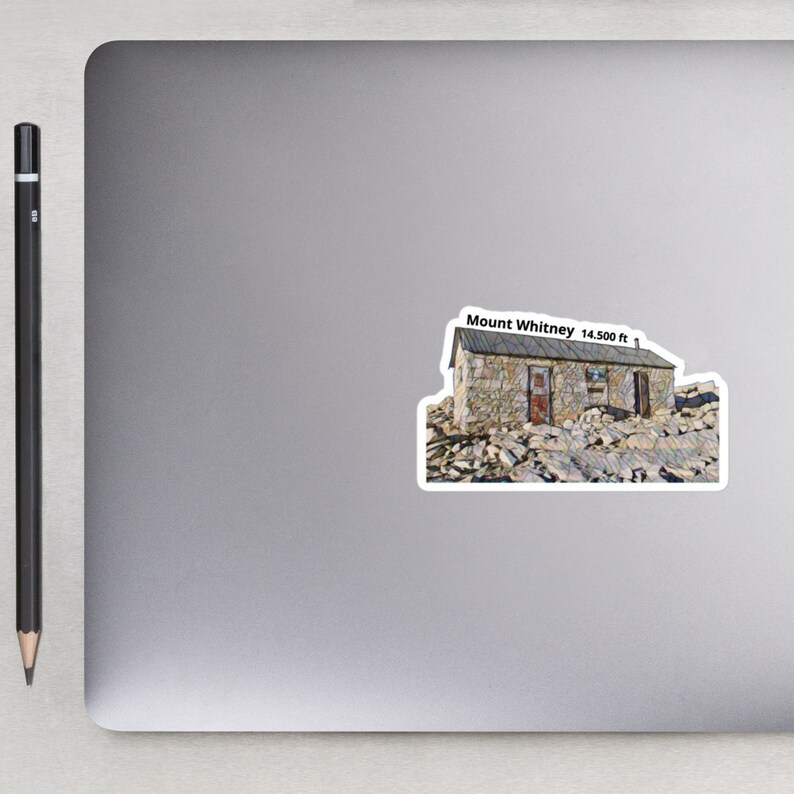 Mount Whitney Sticker Hiker Gift Mountain Sticker Mt. Whitney ...