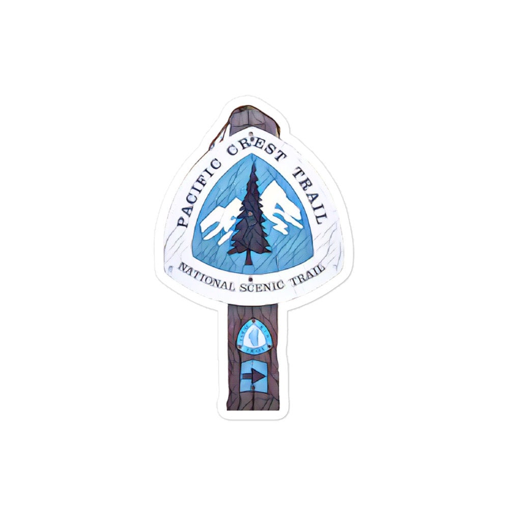 Pacific Crest Trail Sticker PCT Sign Mosaic Illustration PCT Gift ...