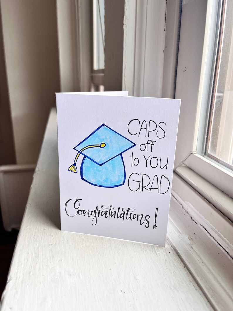Graduation Card 6 Pack - Etsy