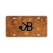 Custom Leather Tooled Western Farm Ranch Cattle Brand License Plate for ...