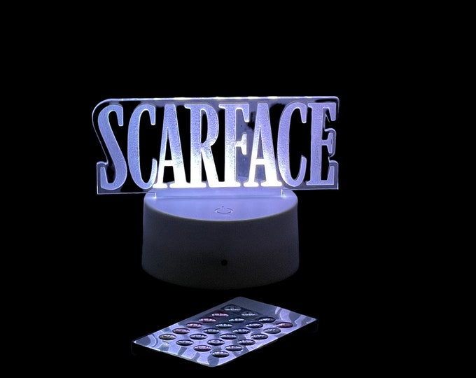 Scarface Acrylic Light | LED Sign | LED Lamp - Etsy
