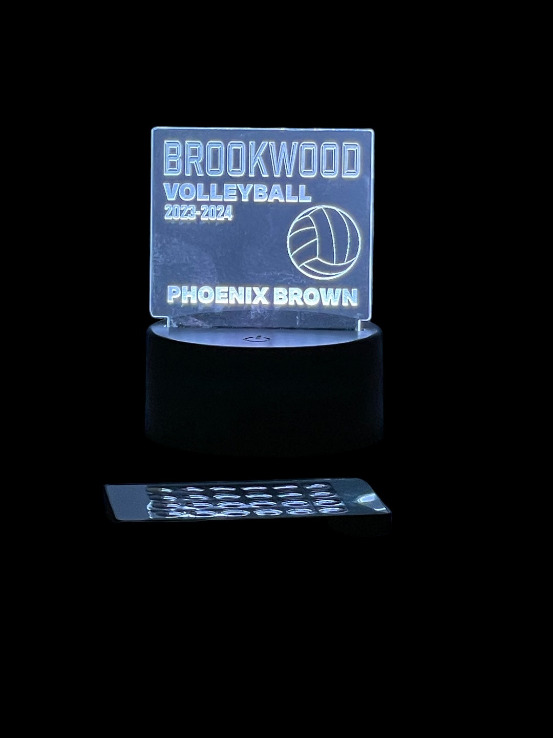 Personalized Volleyball Night Light | Volleyball Light | LED Light ...
