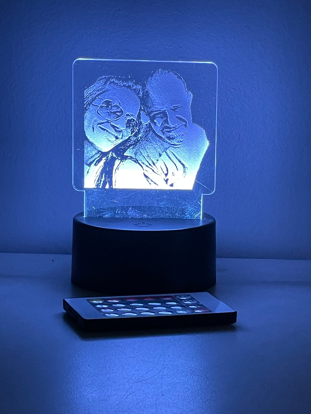 Personalized LED Night Light, 16 Colors, With Remote Control | LED Sign ...