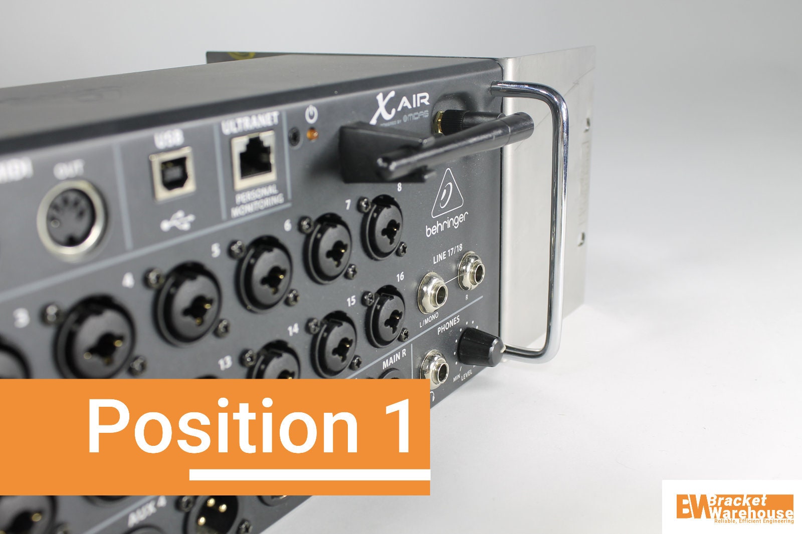 Behringer XR18 XR16 Midas MR16 MR18 X-air BLACK Recessed Rack - Etsy