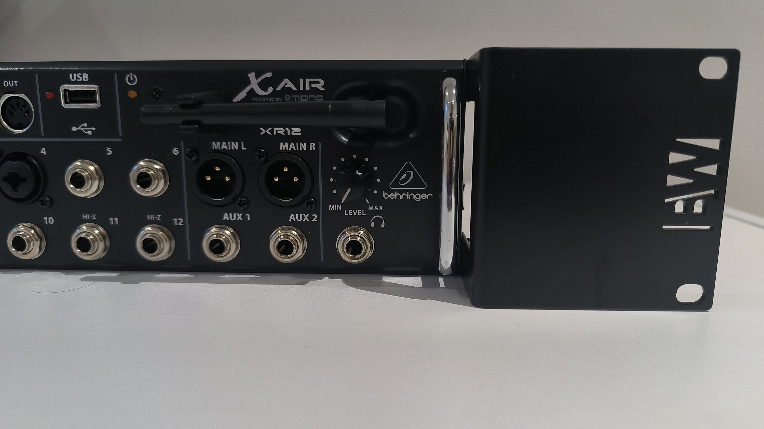 Behringer XR12 Midas MR12 X-air Recessed Rack Ears, Rack Mount Bracket ...