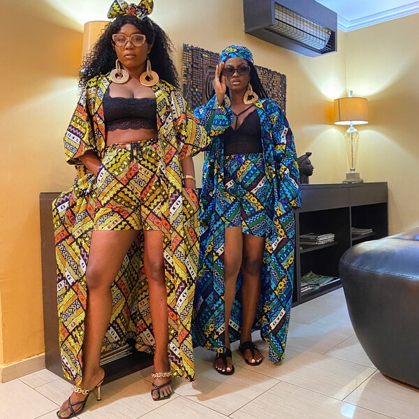 African Print Shorts - Etsy