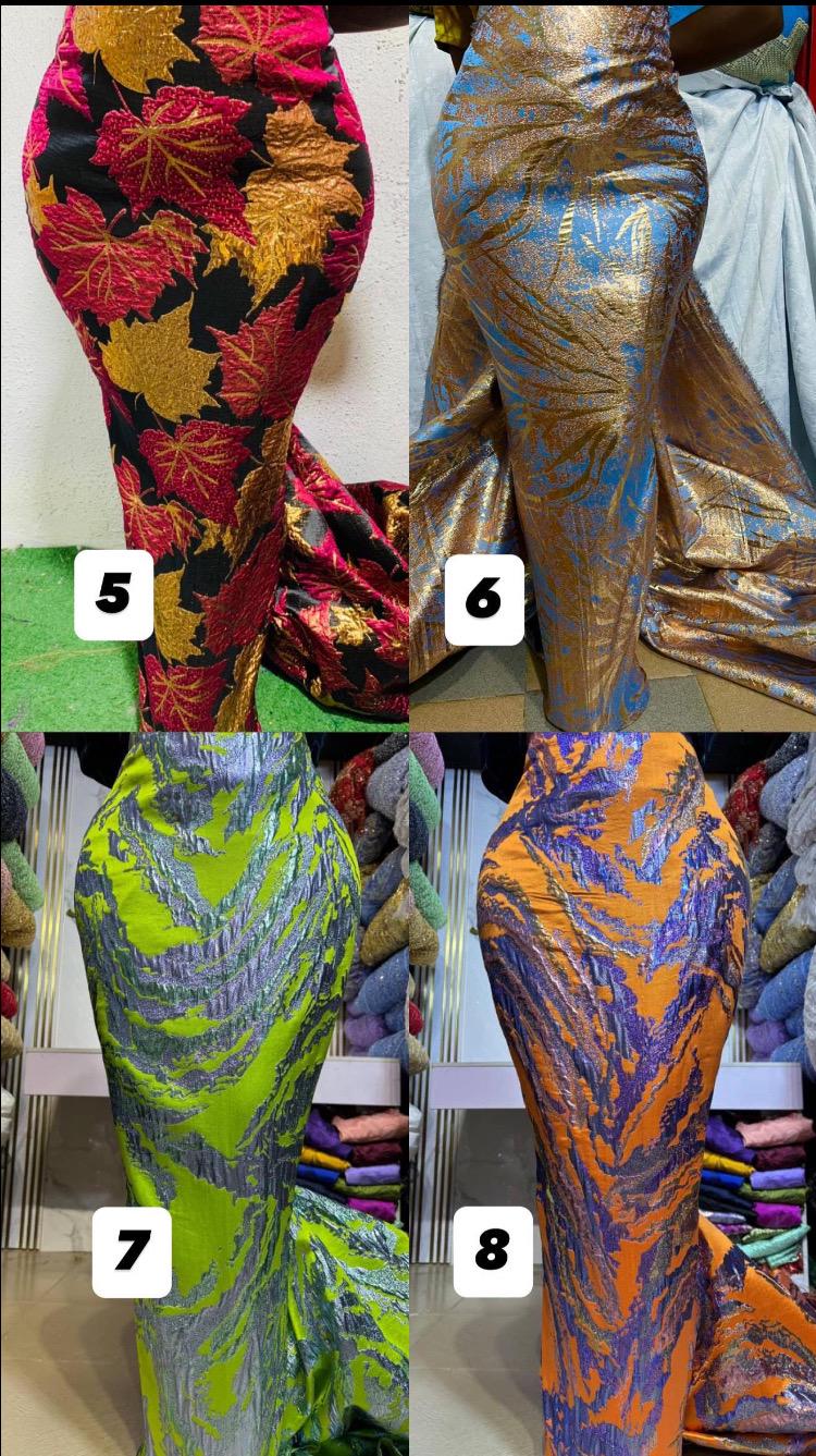 Brocade Agbada Kimono and Pants Set, Luxury Women 2 Piece Set, Wedding ...