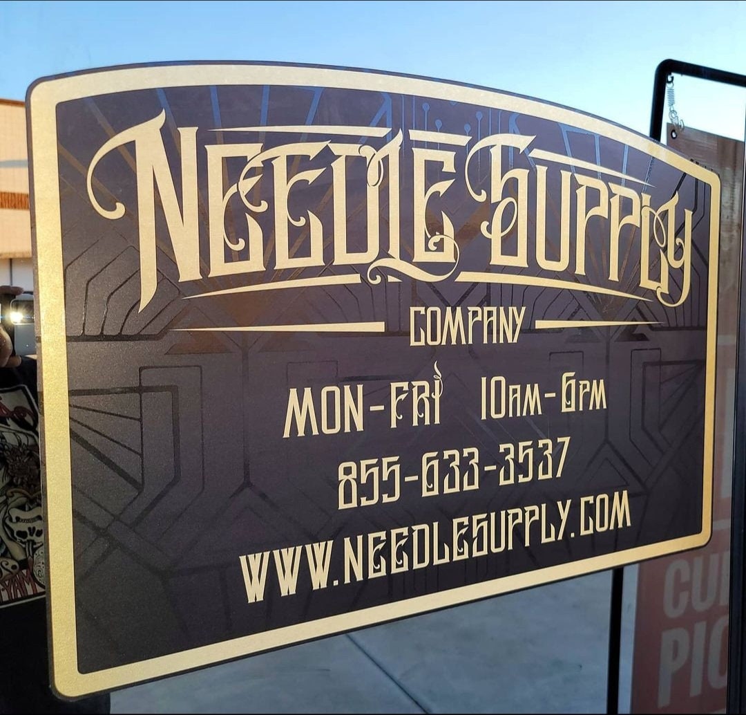 Gold Door Decal - Glass Store Front - Door Sign - Vintage - Door Logo ...