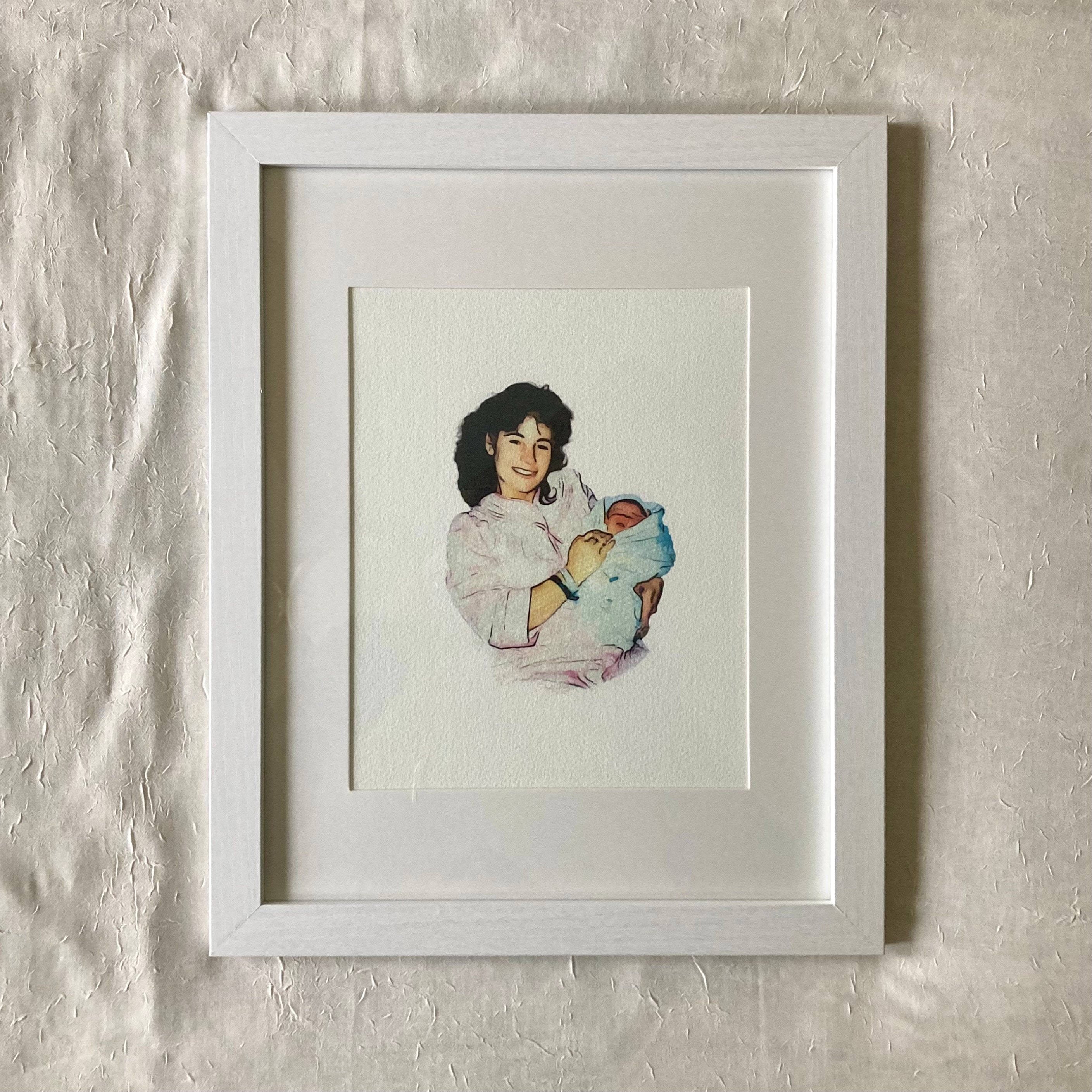 Portrait Print, Custom Print From Photograph, Custom Portrait, Gift for ...