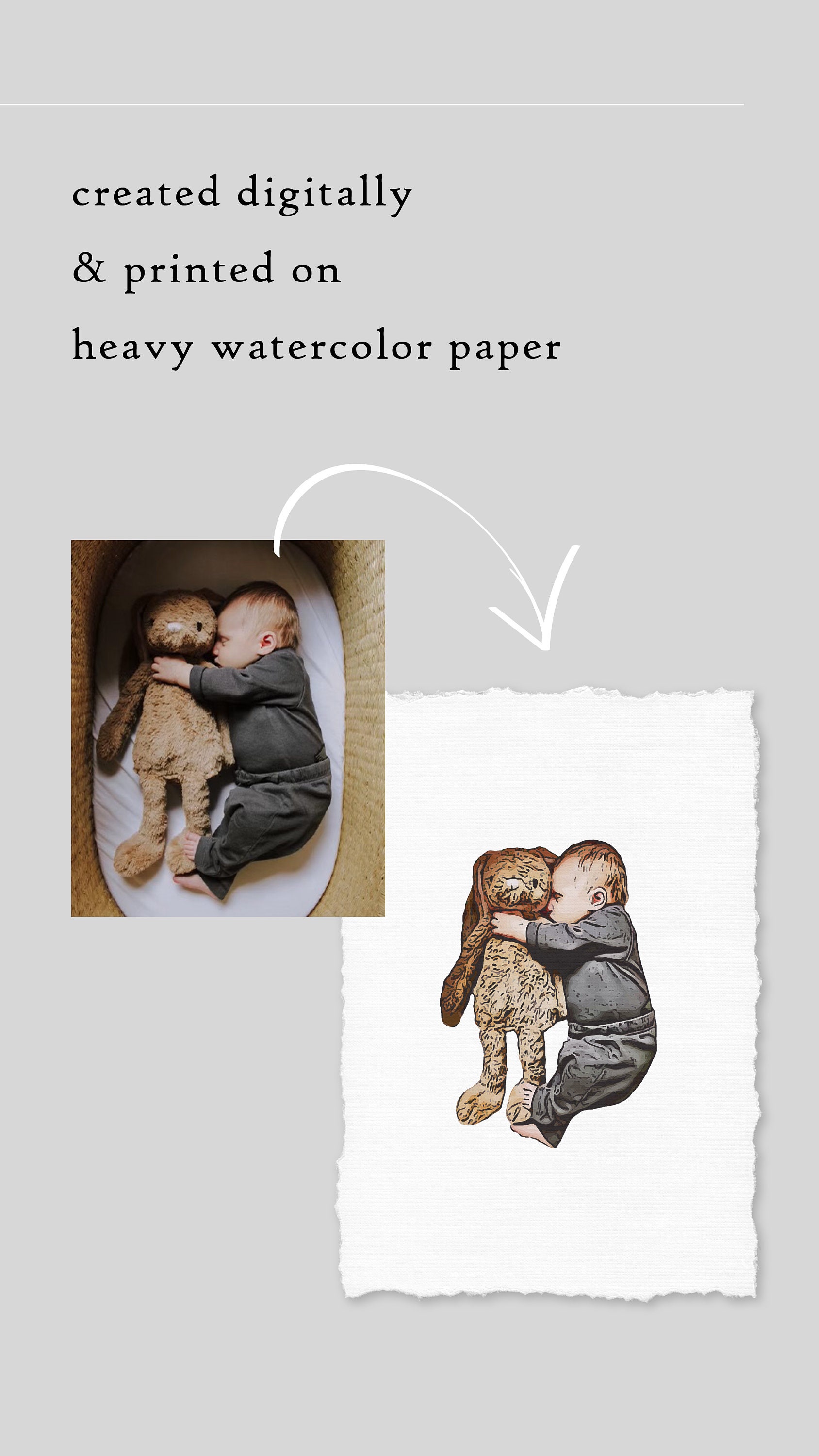 Family Print, Custom Print From Photograph, Custom Portrait, Gift for ...