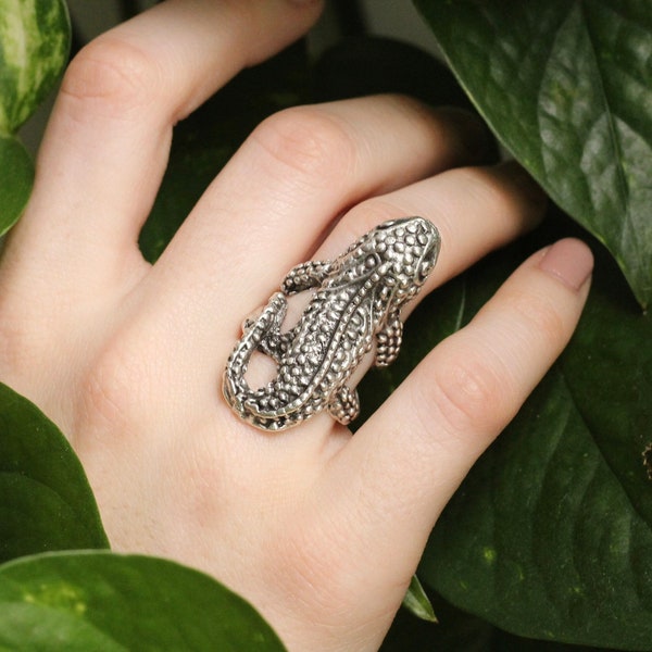 Lizard Ring - Etsy