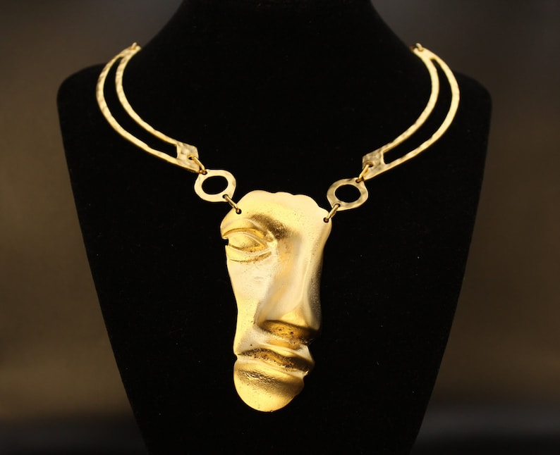 Face Necklace — Ancient Greek Design - Etsy