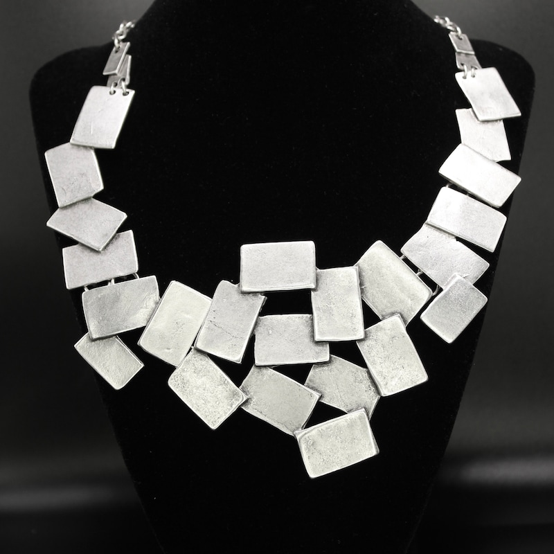 Geometric Necklace - Etsy