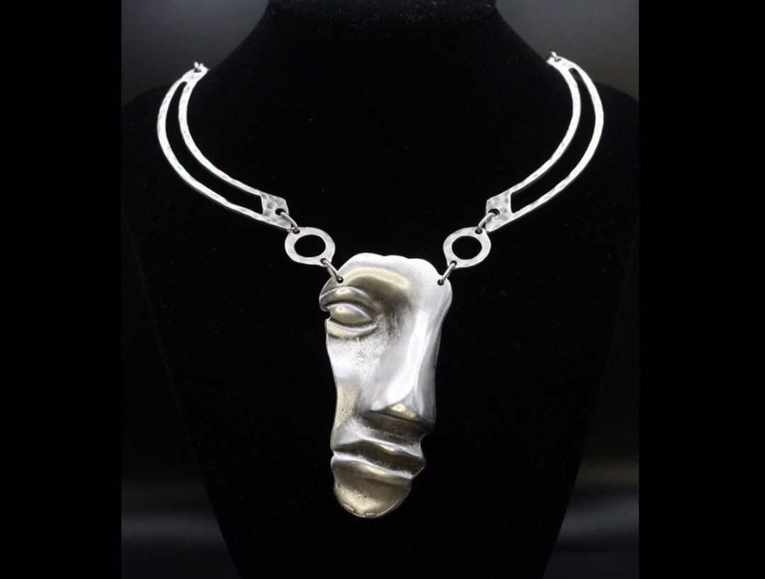 Face Necklace — Ancient Greek Design - Etsy