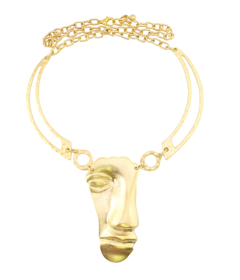 Face Necklace — Ancient Greek Design - Etsy