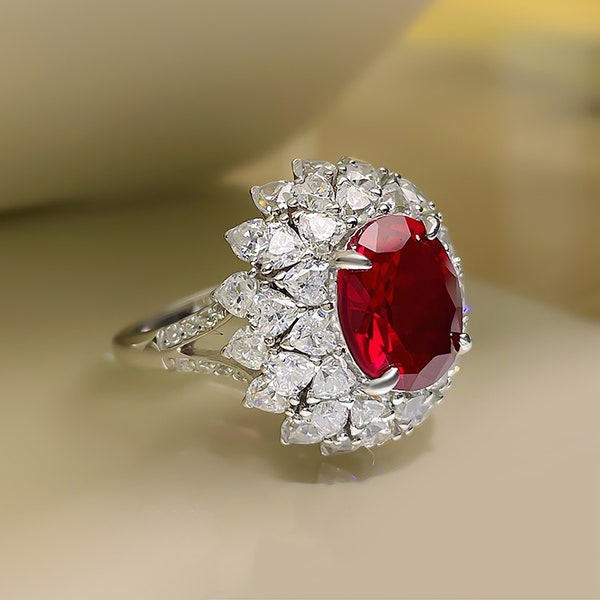 Large Ruby Ring - Etsy