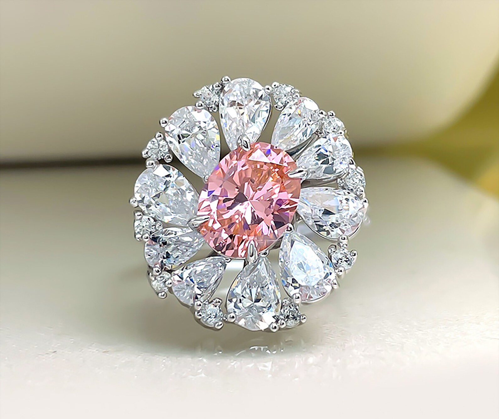 2 Carat Padparadscha PREMIUM Fancy Peach Oval Cut Lab Created - Etsy