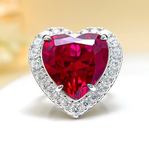 Large Ruby Ring - Etsy