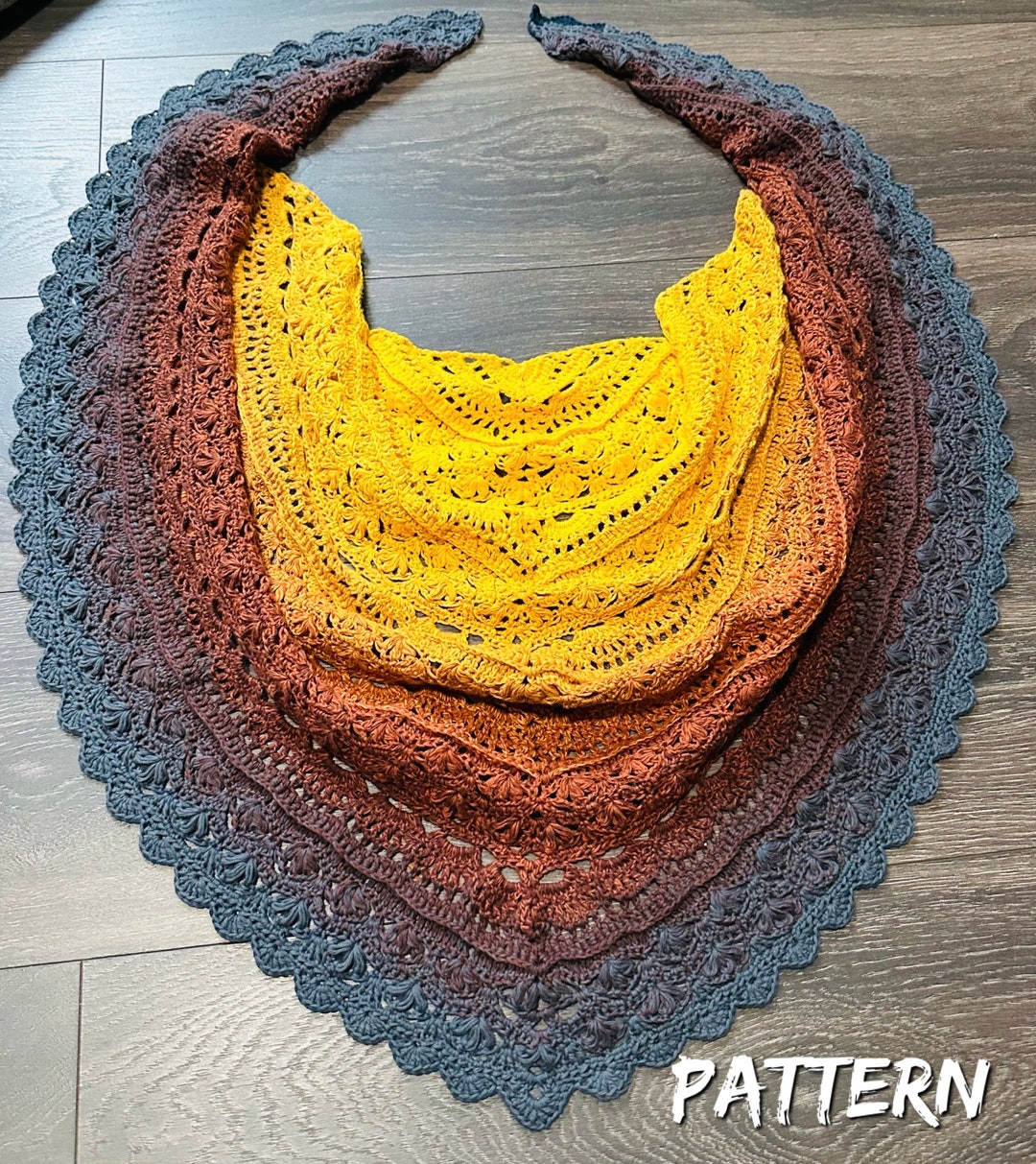 Pattern Spring Ray Shawl - Etsy