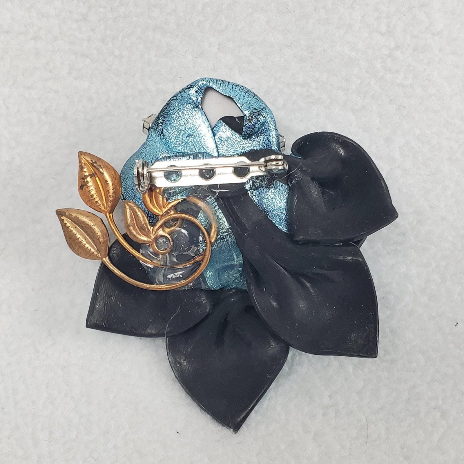 SJC Hand Crafted High Fashion Womens Brooch Pin Vintage - Etsy