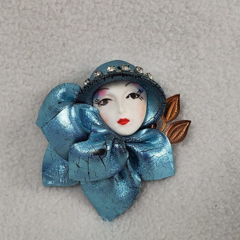 SJC Hand Crafted High Fashion Womens Brooch Pin Vintage - Etsy