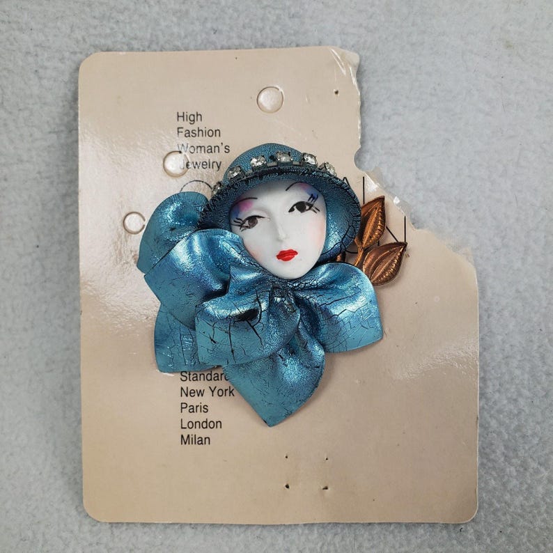 SJC Hand Crafted High Fashion Womens Brooch Pin Vintage - Etsy