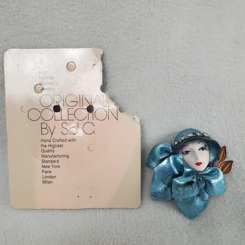 SJC Hand Crafted High Fashion Womens Brooch Pin Vintage - Etsy