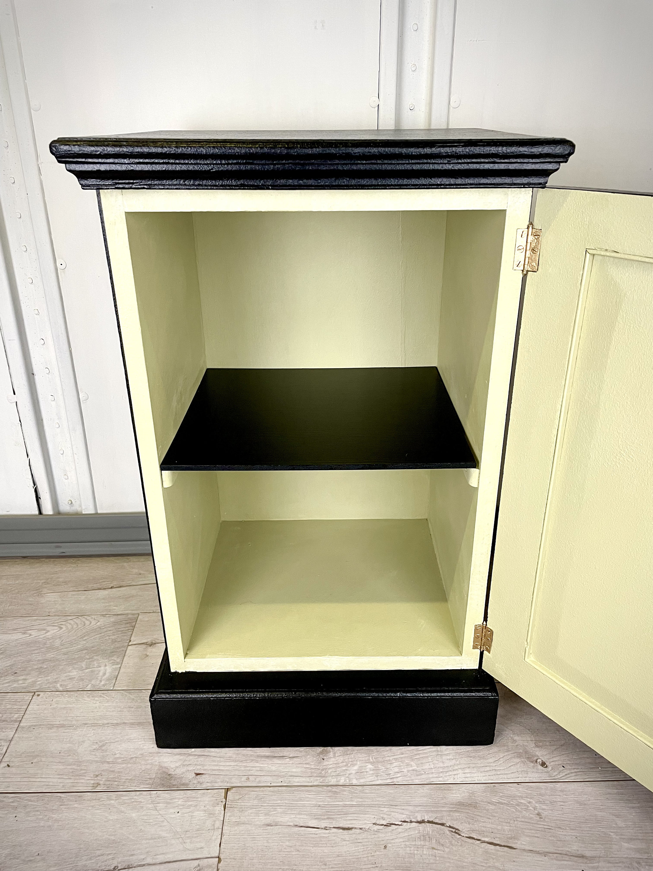 SOLD - Stag Side / End Table / Cupboard - Etsy UK