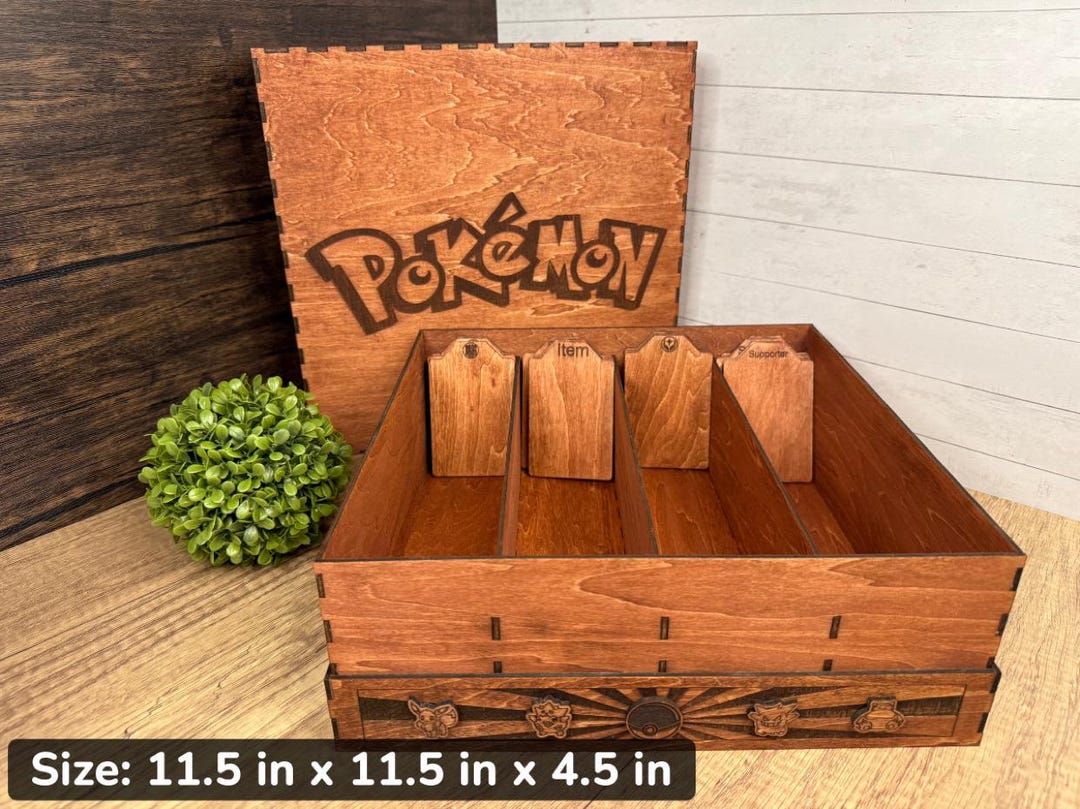Pokemon Trading Card Game Premium Storage Solution, Pokemon Card ...