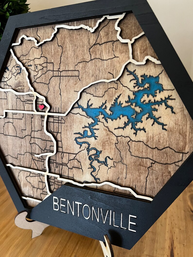 Wood Map/custom City Map of Any City in the World/personalized - Etsy