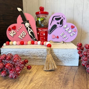 Inspired Scream Valentine's Day Horror Decor for Tier Tray - Etsy