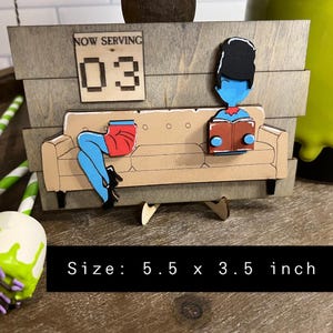 Spooky Halloween Decor Set - Tim Burton Tray Decor - Dark and Whimsical ...