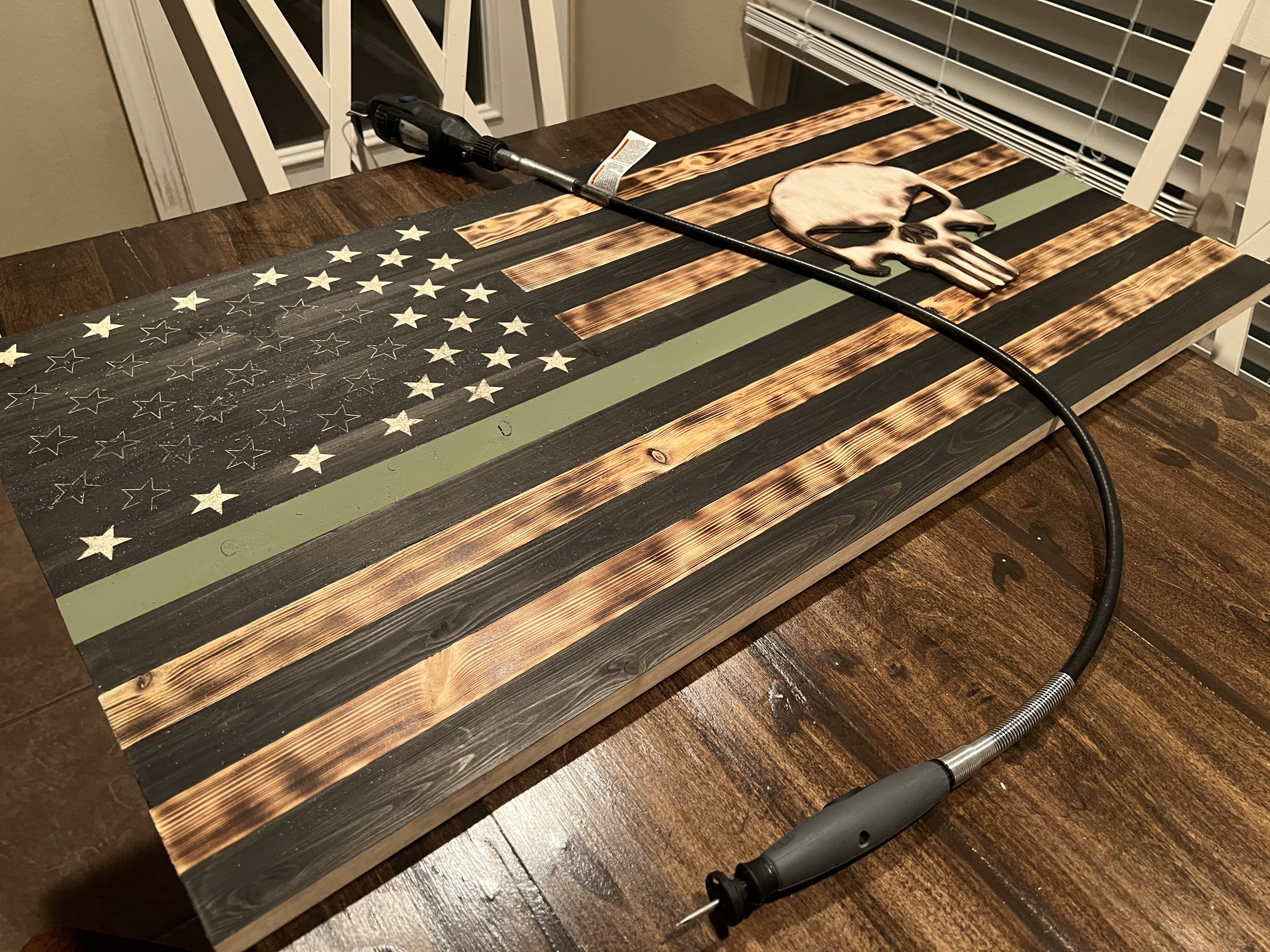 Army Wood Flag 37 X 19 5 Us Army Wood Flag Wood Flag Wooden Flag