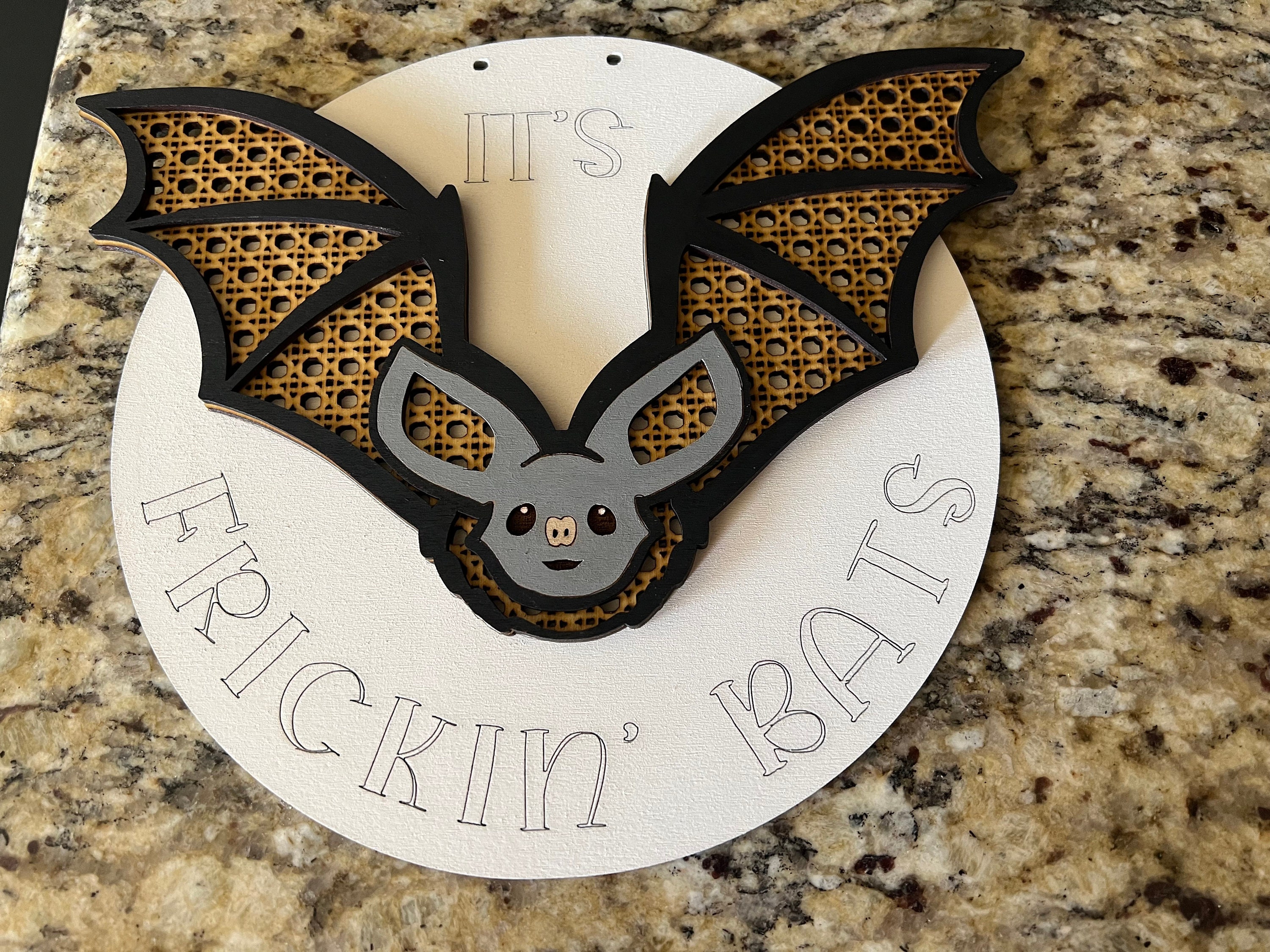 Halloween Decor/its Frickin Bats/bat Decor/ Seasonal Decor/spooky Decor ...