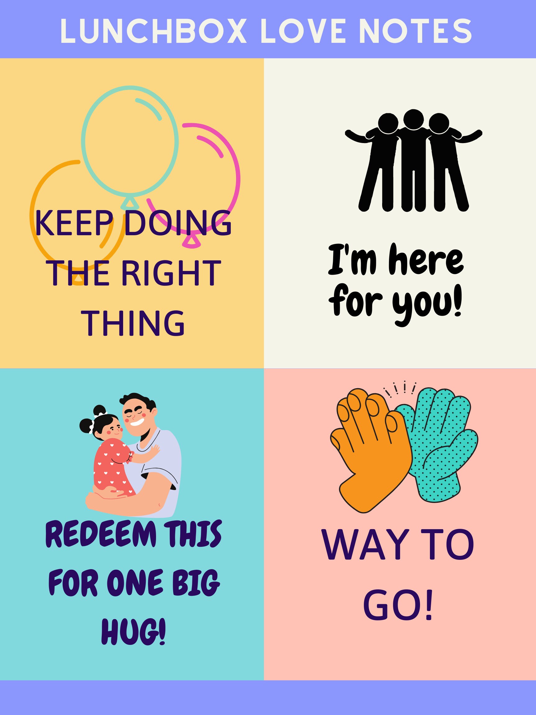 Lunchbox Love Notes Instant Download and Printables - Etsy