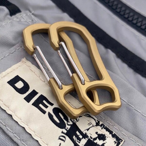 Brass Quick Release Keychain - Etsy