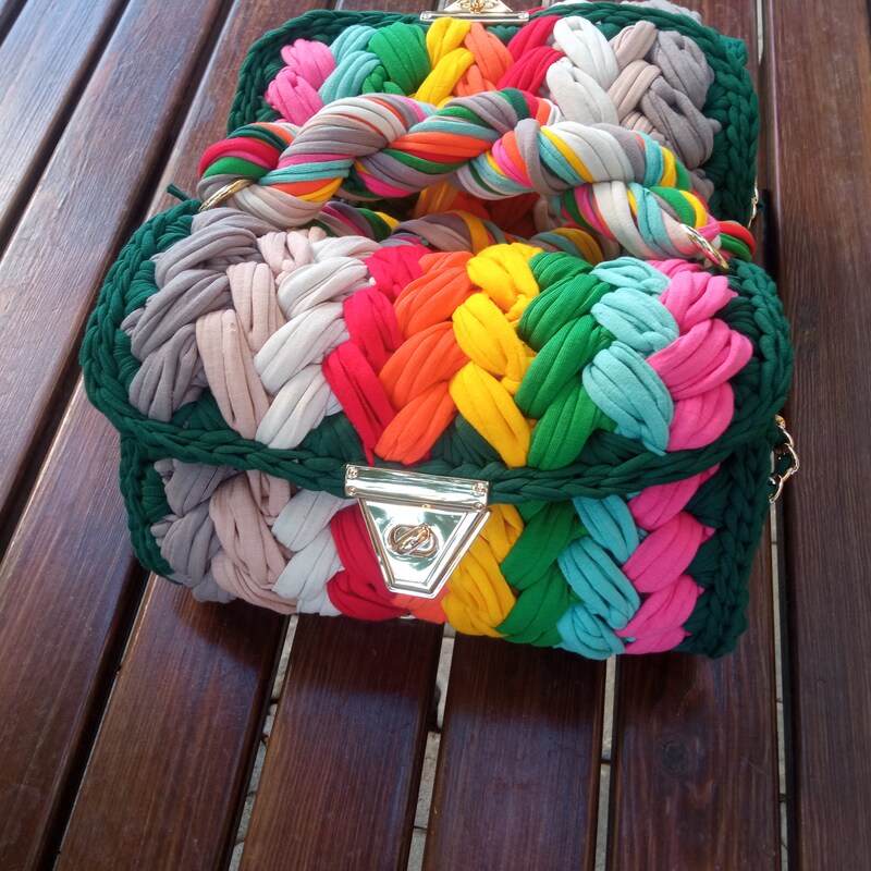 Handbag Colorful - Etsy