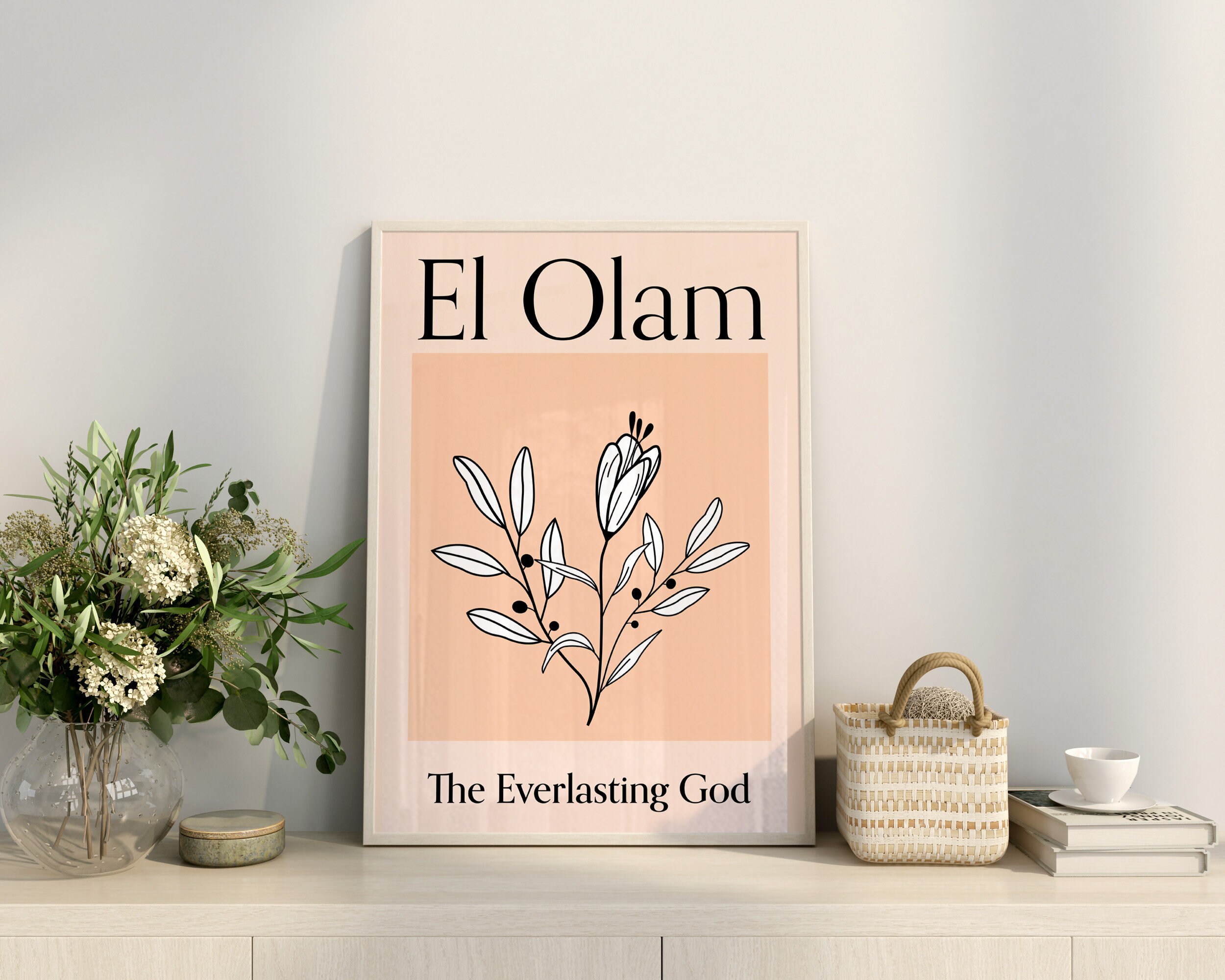 Names of God Printable Wall Art, El Olam, the Everlasting God - Etsy