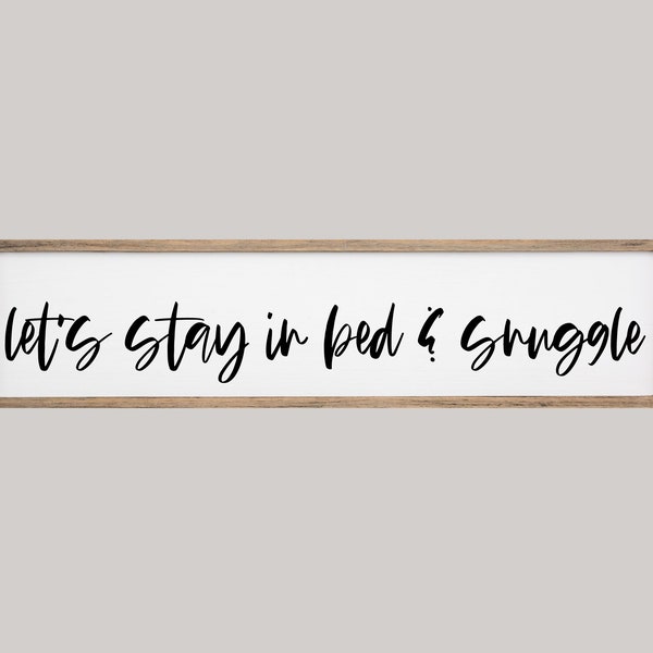 Let's Stay in Bed - Etsy