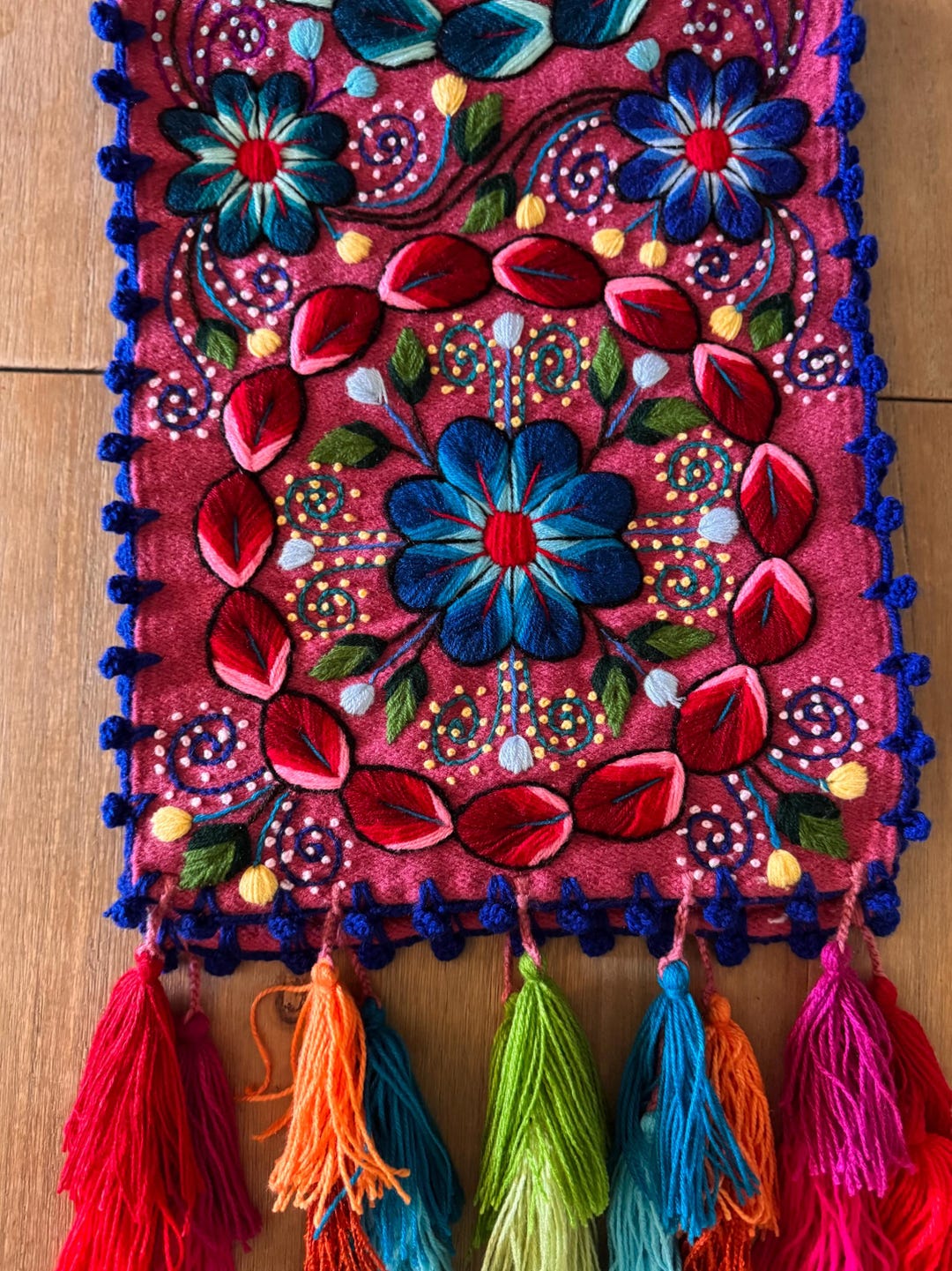 Artisan Hand-embroidered Table Runner – Modern Home Accent - Etsy