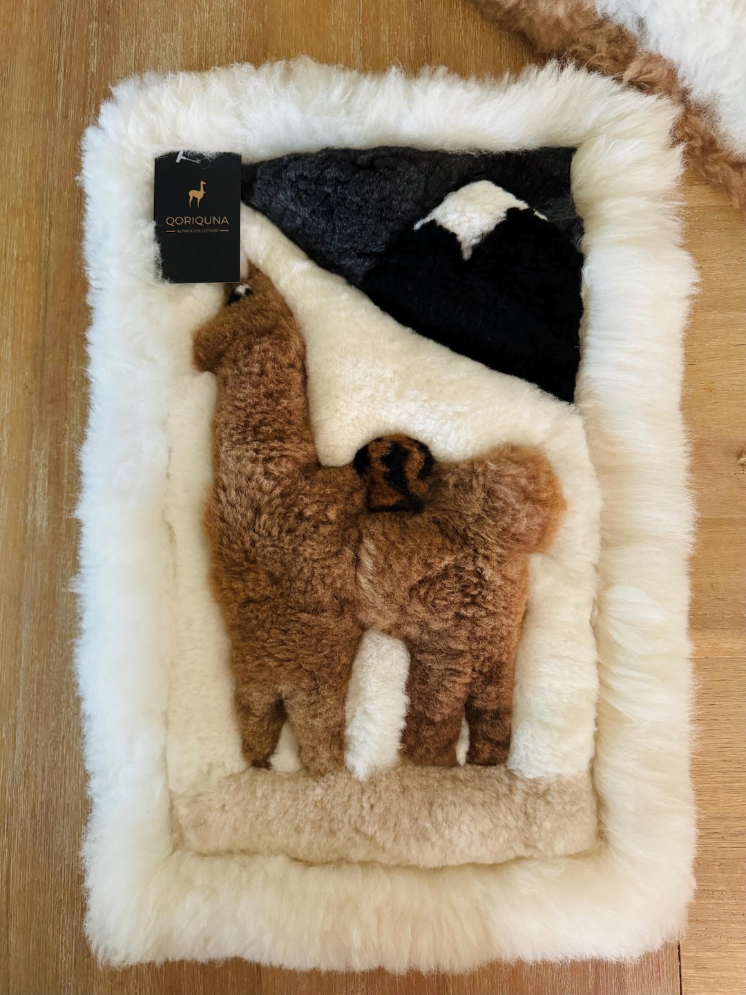 Genuine Peruvian Alpaca Fur Rug Unique Handcrafted Alpaca Fur Rug From ...