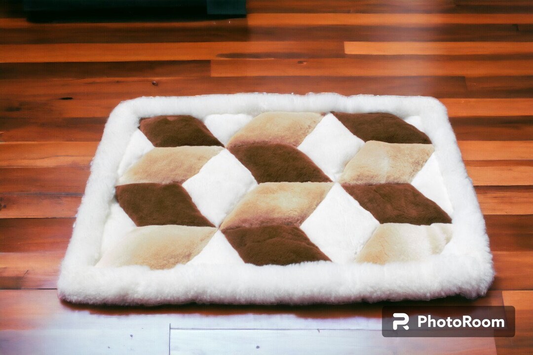 Genuine Peruvian Alpaca Fur Rug Unique Handcrafted Alpaca Fur Rug From ...