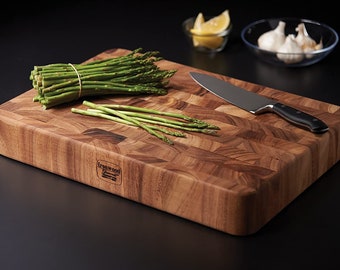 3D End Grain Cutting Board Chopping Block - Etsy