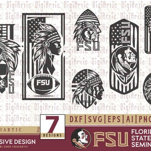 Fsu svg - Etsy