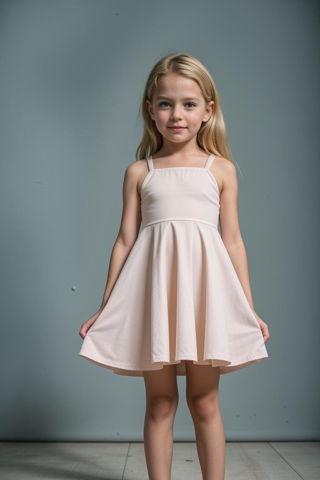 Girl's Circle Mini Dress Sewing Pattern: Sleeveless Summer Dress (sizes ...