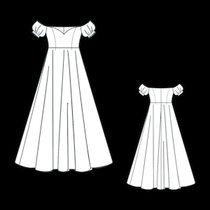 Prom Dress Sewing Pattern: Full Circle Gown, XS-4XL (PDF) - Etsy