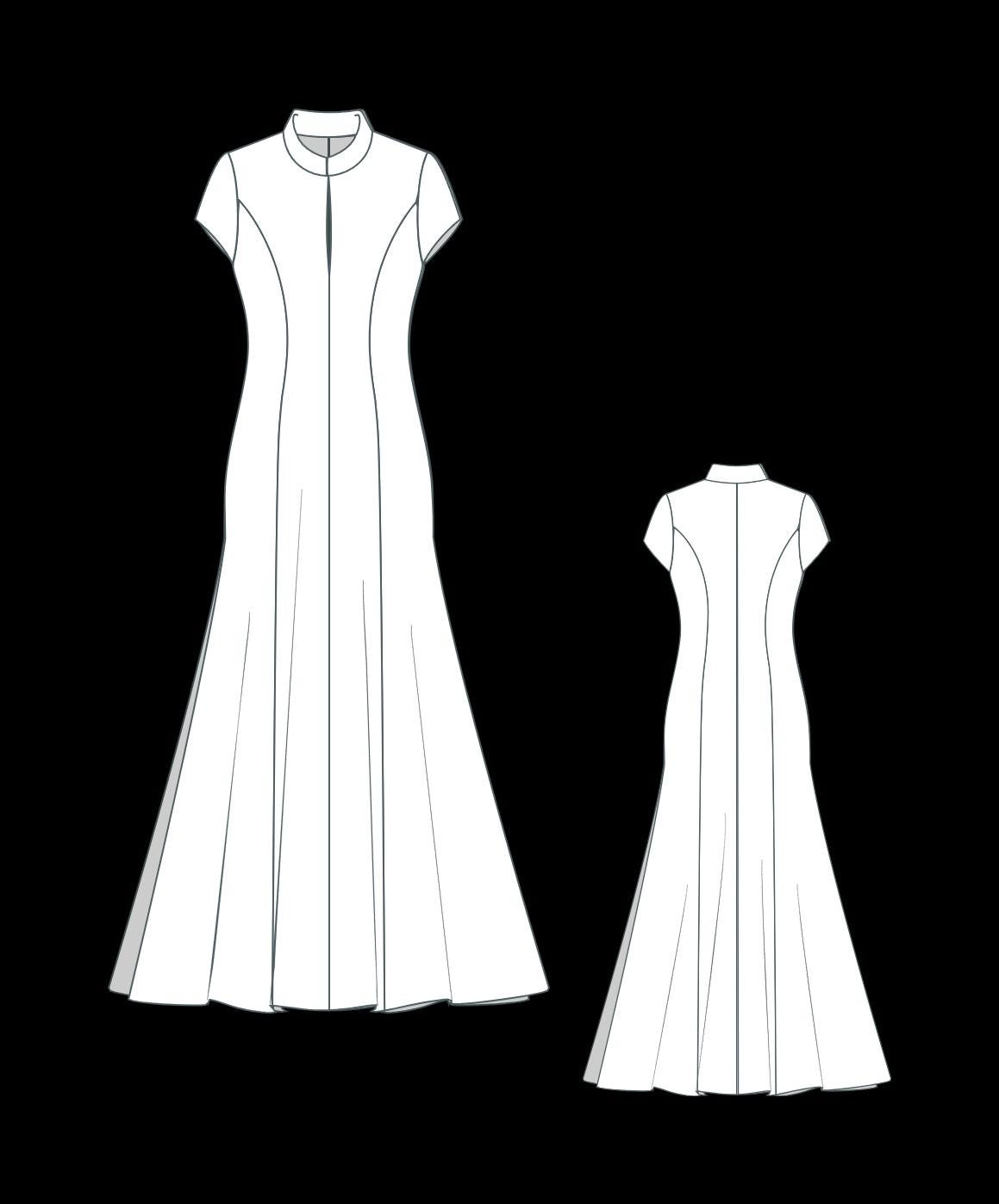Qi Pao Dress Sewing Pattern, Cheongsam Dress, Chinese Traditional Dress ...
